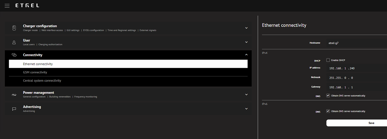 How to add EV charger Etrel Inch Pro to Reduxi Controller? – English