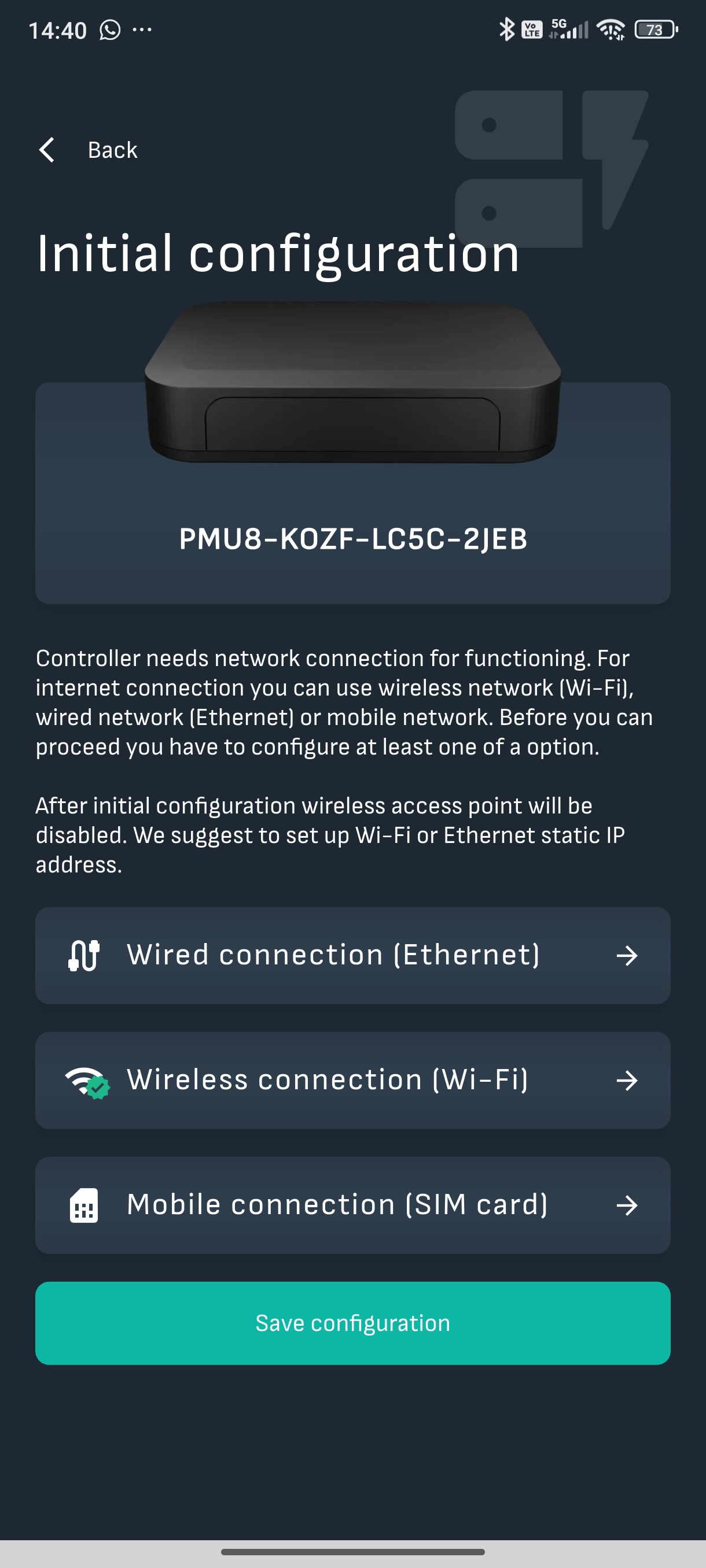 Reduxi Controller setup with Reduxi app – Portuguese